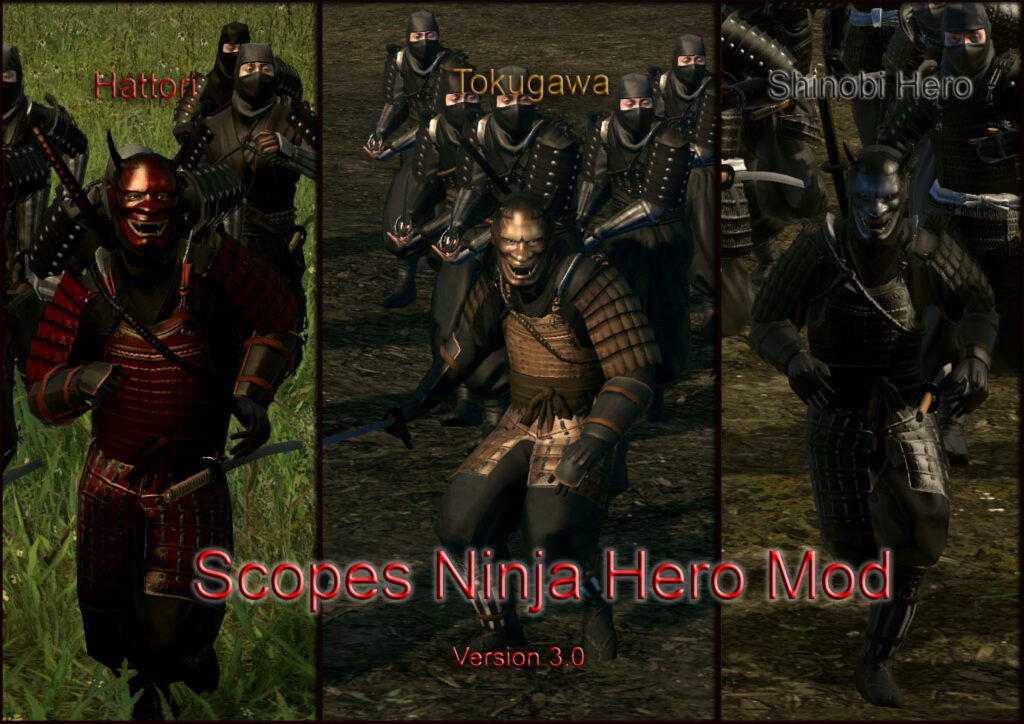 دانلود ماد Scope's Ninja Hero Mod Version 3.0.1 (Hattori, Tokugawa and ...