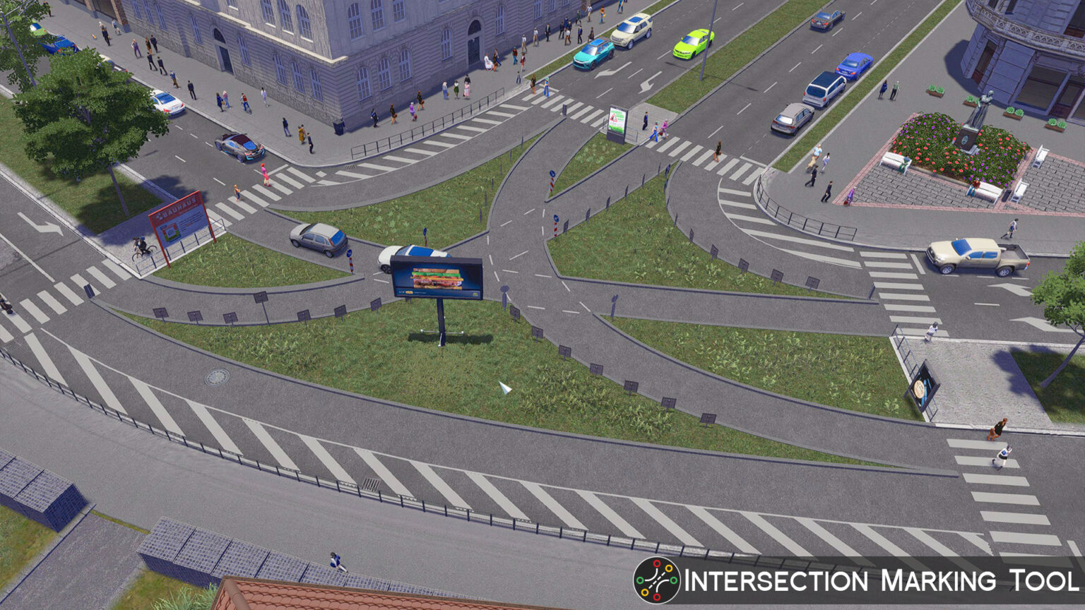 دانلود ماد Intersection Marking Tool 1.14.8 - ModsClub