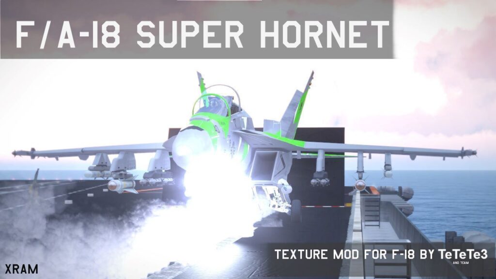 دانلود ماد F-18 SUPER HORNET TEXTURES - ModsClub